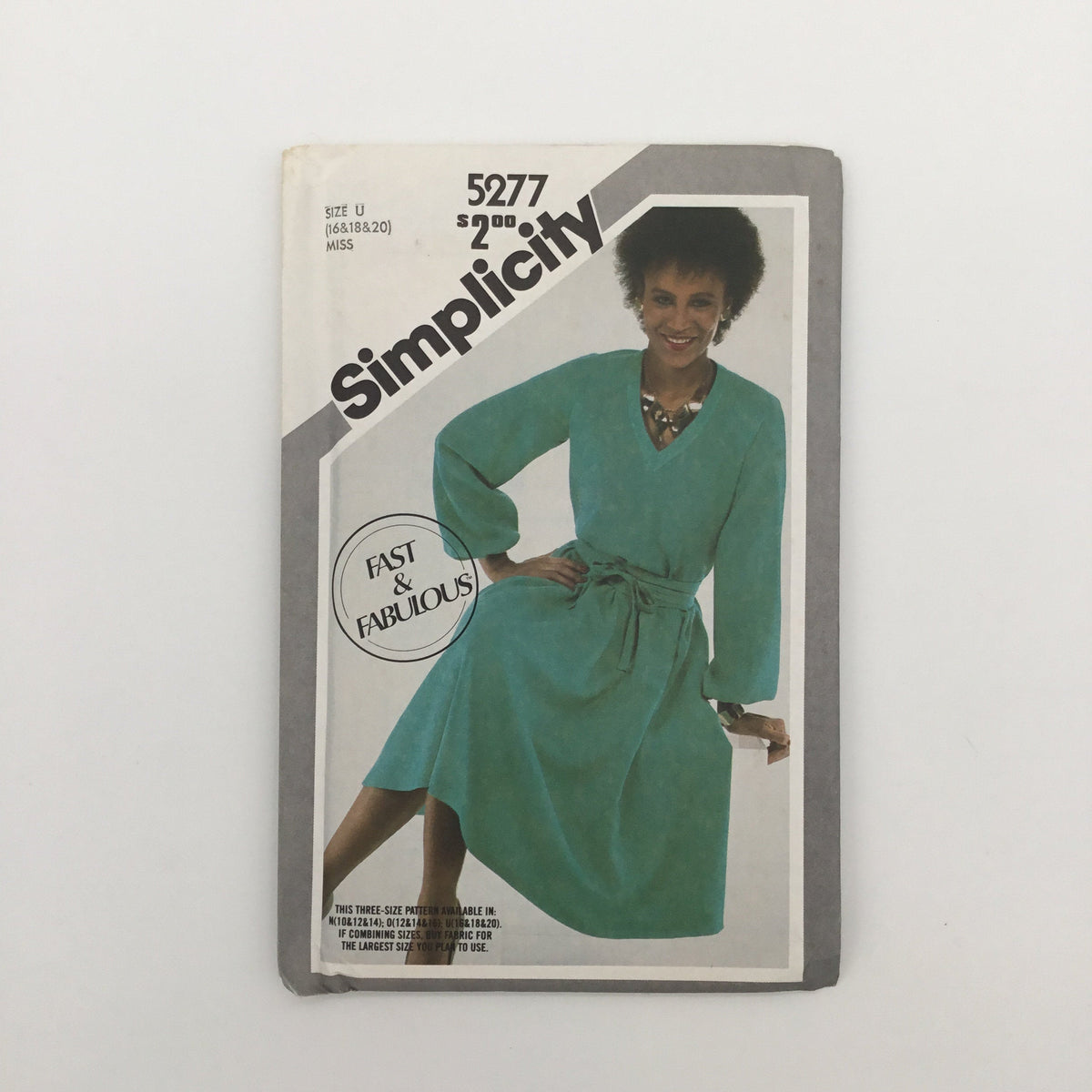 Simplicity 5277 (1981) Dress - Vintage Uncut Sewing Pattern ...