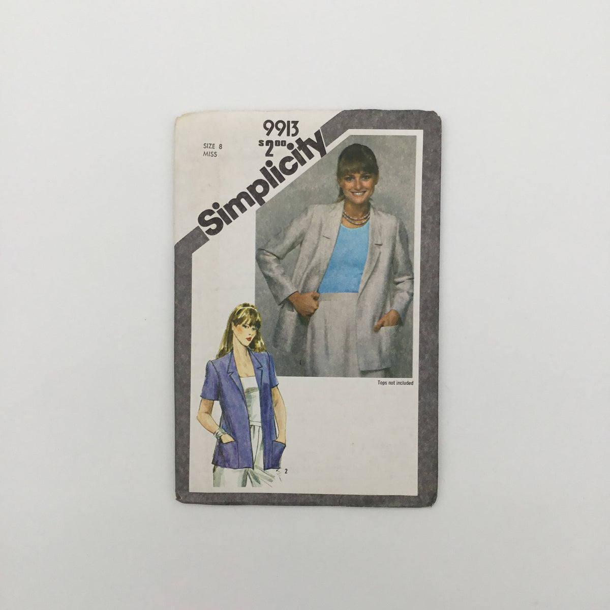 Simplicity 9913 (1981) Jacket with Sleeve Variations - Vintage Uncut S ...