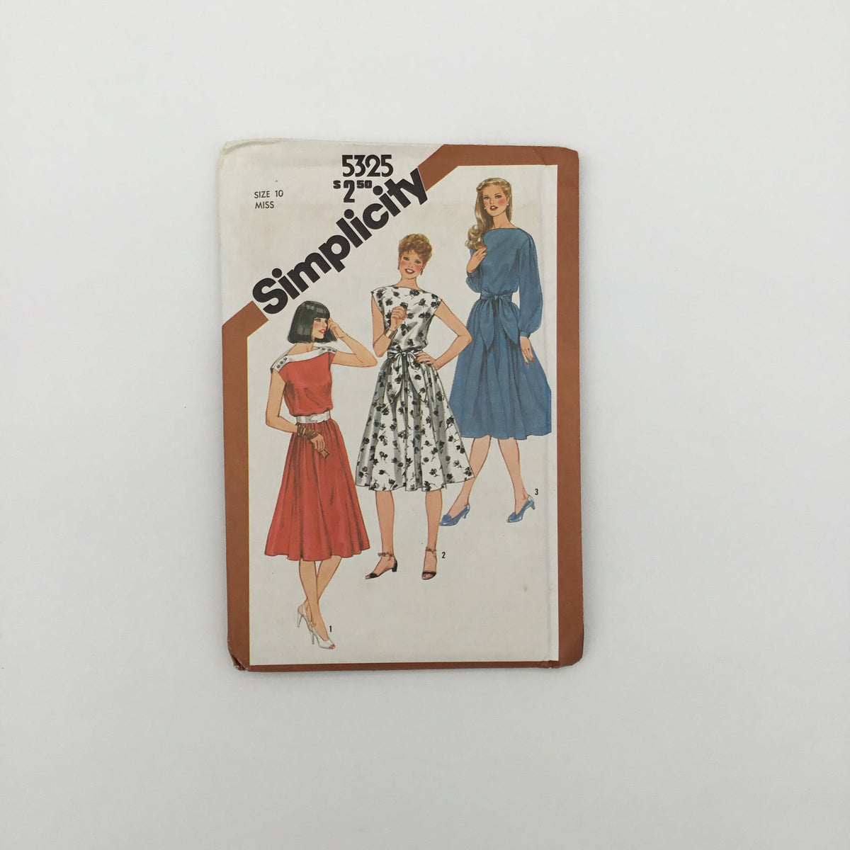 Simplicity 5325 (1981) Dress with Sleeve Variations - Vintage Uncut Se ...