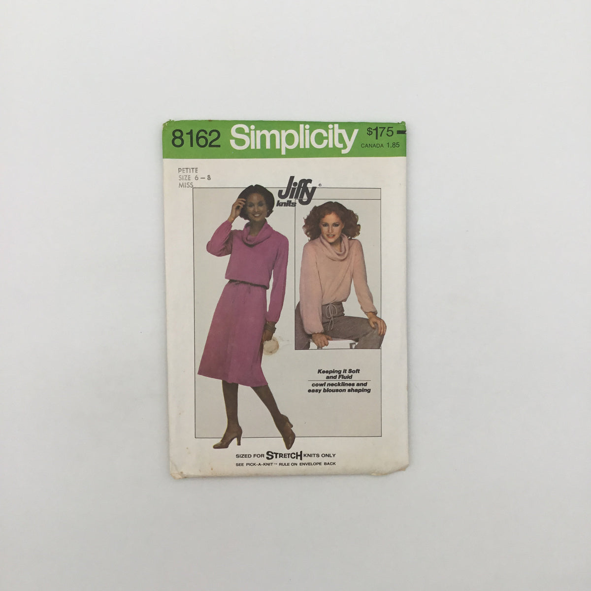 Simplicity 8162 (1977) Top and Skirt - Vintage Uncut Sewing Pattern ...