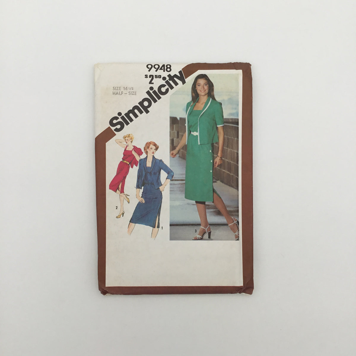 Simplicity 9948 (1981) Dress and Jacket with Sleeve Variations - Vinta ...