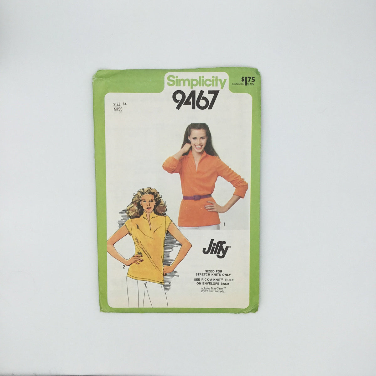 Simplicity 9467 (1980) Top with Sleeve Variations - Vintage Uncut Sewi ...