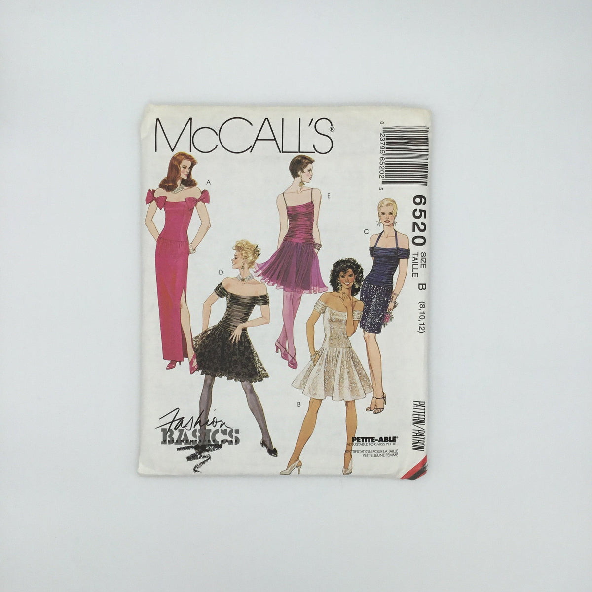McCall's 6520 (1993) Dress with Length and Style Variations - Vintage ...