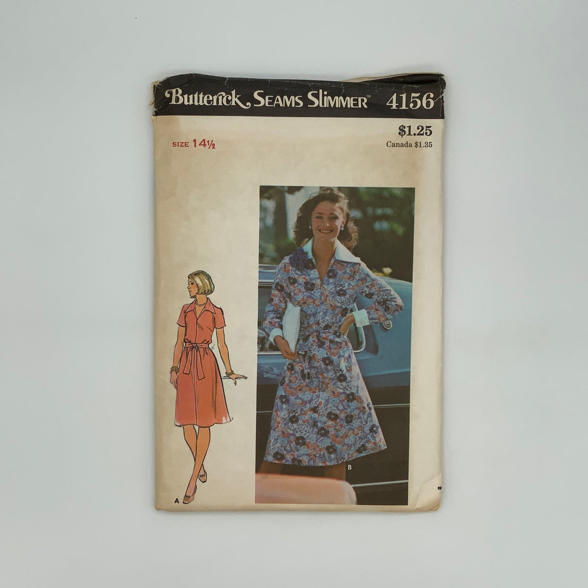 Butterick 4156 Dress with Sleeve Variations - Vintage Uncut Sewing Pat ...